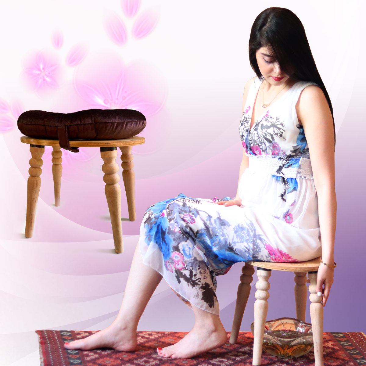 Shop Yoni Seat, Herbs & Cushion - QUEEN Package